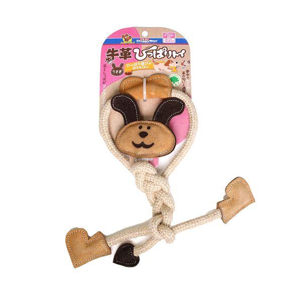 【商品名】 （まとめ） 牛革ひっぱりトイ うさぎ 【×2セット】 （犬用玩具） 【ジャンル・特徴】 革の匂いと噛みごたえ！ [ 85824 ]