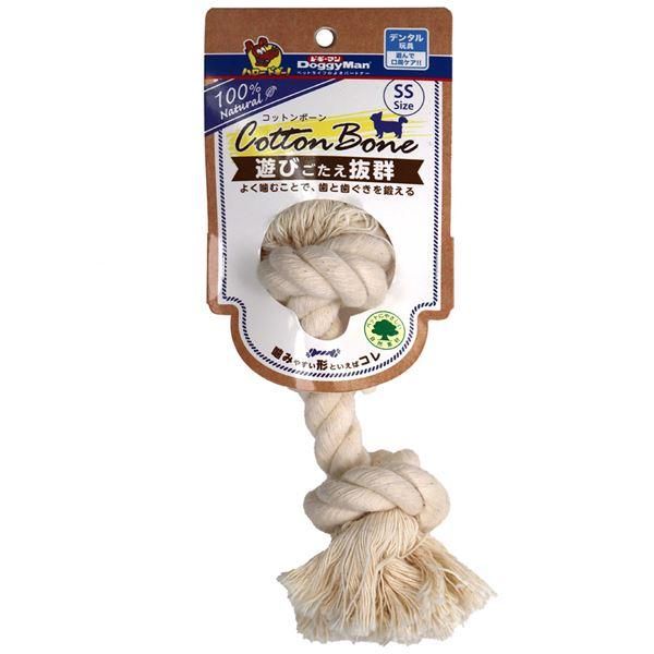 【商品名】 （まとめ）DoggyMan  コットンボーン SS 犬用玩具 【×5セット】 【ジャンル・特徴】 しっかり噛める、コットン100％！