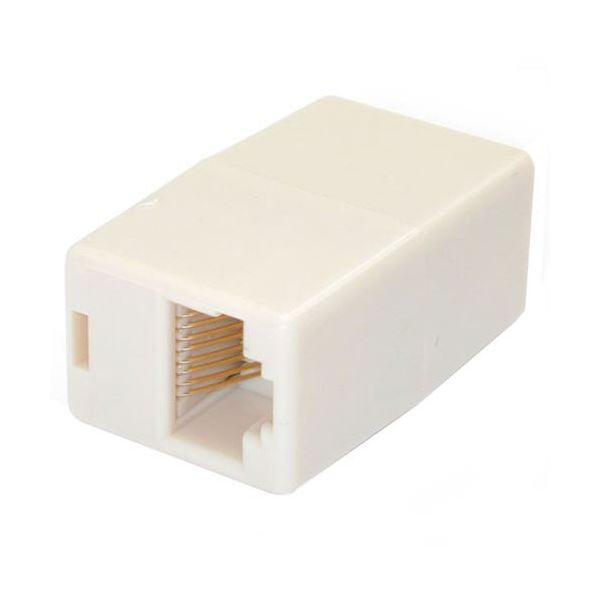 【商品名】 （まとめ） StarTech.com Cat5e対応LANケーブル用延長コネクタ メス／メス ベージュ RJ45COUPLER 1個 【×2セット】
