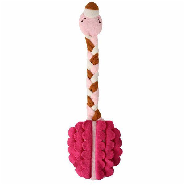 【商品名】 （まとめ） ながいかみかみあにまる ふらみんご 【×2セット】 犬用玩具 【ジャンル・特徴】 狩猟本能をくすぐるイージーノーズワークおもちゃ！