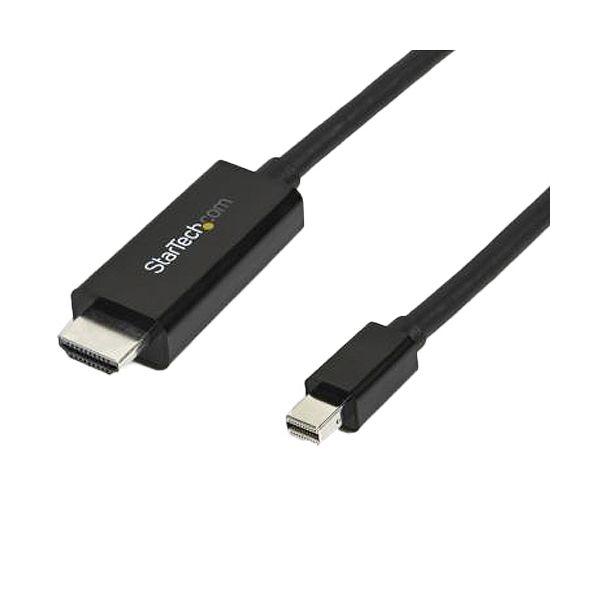 【商品名】 StarTech.com Mini DisplayPort-HDMI変換ケーブル 3m ブラック MDP2HDMM3MB1本  [ MDP2HDMM3MB ]