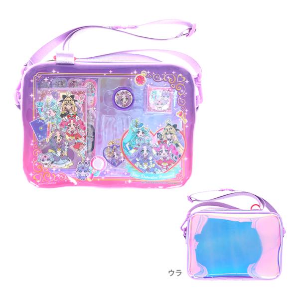 メモ帳やチャーム、スタンプ、シールが入ったかわいいショルダーポーチ！ショルダー付きなので持ち運びに便利♪プレゼントやギフトにもオススメです◎【セット内容】・ショルダーポーチ×1個・シール×1シート ・メモ帳×1冊・スタンプパッド×1個・スタ...