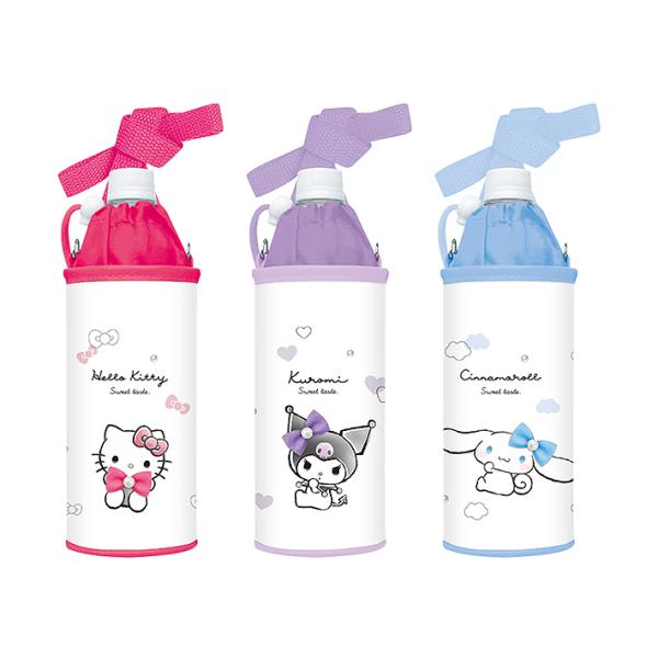 サンリオキャラクターズのかわいいボトルケースです。保温・保冷素材で飲み物の温度を保ってくれる♪取り外しできる肩かけショルダーひも付きで持ち運びに便利です◎【柄】・ハローキティ（4550433072076）・クロミ（4550433072083...