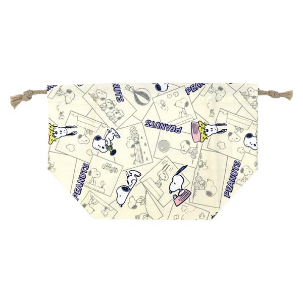 ランチグッズ入れに最適なランチ袋！お弁当箱やおしぼり、カトラリーセットなどを入れて持ち運ぶのにぴったりなサイズ感♪たっぷり12cmのマチなのでお弁当箱も安定して入れられます◎【仕様】本体サイズ：約W145×H170×D120mm材質：綿10...