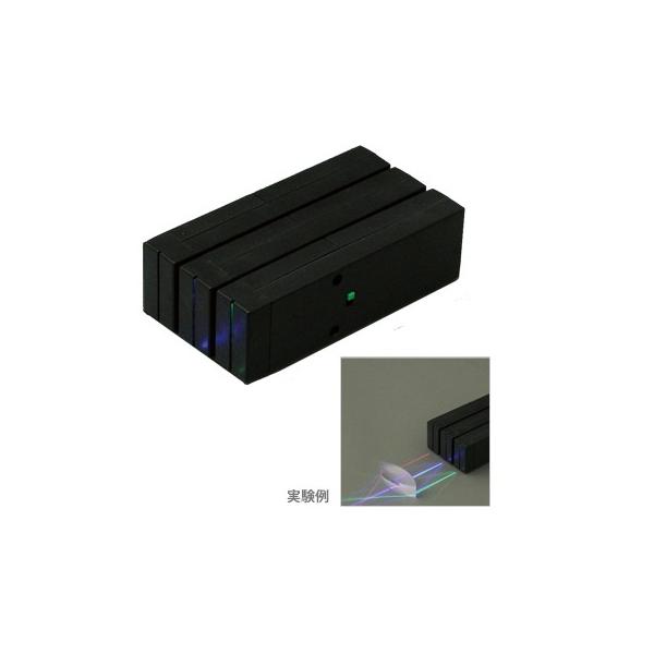 高輝度LED採用。赤・青・緑の3種の光源。スリムな形状で並べて実験が出来る、3色光源実験セット。【仕様】商品サイズ：120×35×20mm材質：ABS製光源：高輝度LED電源：単3乾電池2本※商品写真はサンプルのため、デザイン等若干の差異が...