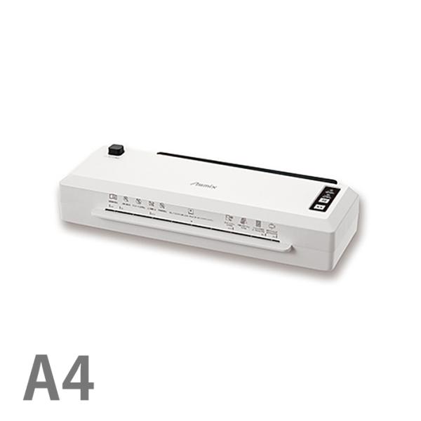 フィルムがローラーに巻き付きにくい機構の2ローラーラミネーター。余白の多いフィルムが詰まらない！また、速度切り替えスイッチやラミネート停止ボタンも搭載。【仕様】・A4サイズ対応・約120秒ウォームアップ・対応フィルム厚：0.6mm（フィルム...