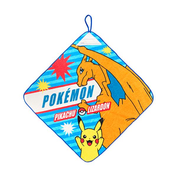 フックなどにかけられるループ付きのタオルです。オモテ面にはクラスや名前が書けるネームタグ付き◎新学期や新入学の準備やプレゼントにもおすすめです◎【仕様】・サイズ：約W340×H340mm・材質：綿100%ハンカチ　ミニタオル　雑貨　こども　...