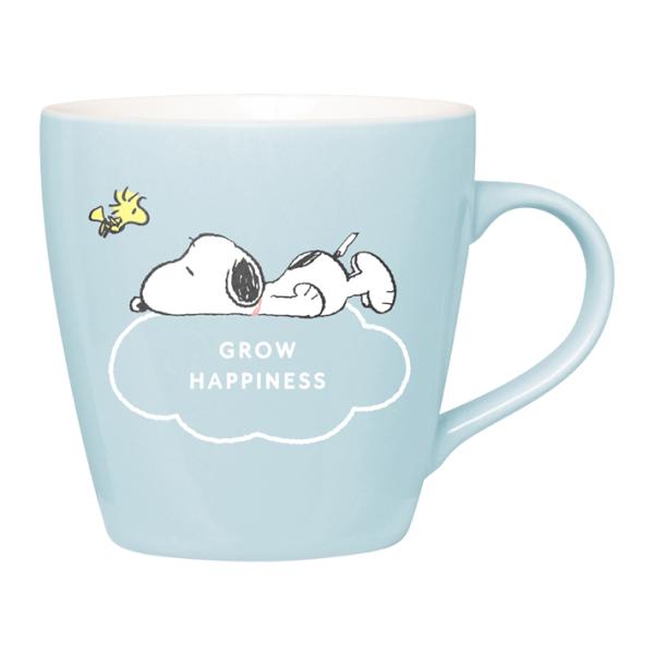 スヌーピーのマグカップが登場！食洗機・電子レンジ対応で様々な飲み物を楽しむことができます♪普段使いにはもちろん、プレゼントにもピッタリです◎【仕様】本体サイズ：約φ90×H90mmパッケージサイズ：約W110×H97×D95m材質：磁器（ニ...