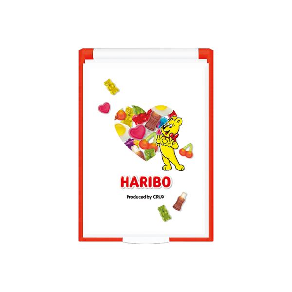 世界中で大人気のハードグミ、ハリボーのかわいいグッズが登場！ポーチや小さなバッグに入れて持ち運びやすい、コンパクトサイズのミラーです。【仕様】本体サイズ：約W57×H83×D6mmパッケージサイズ：約W65×H115×D6mm材質：PS・ガ...