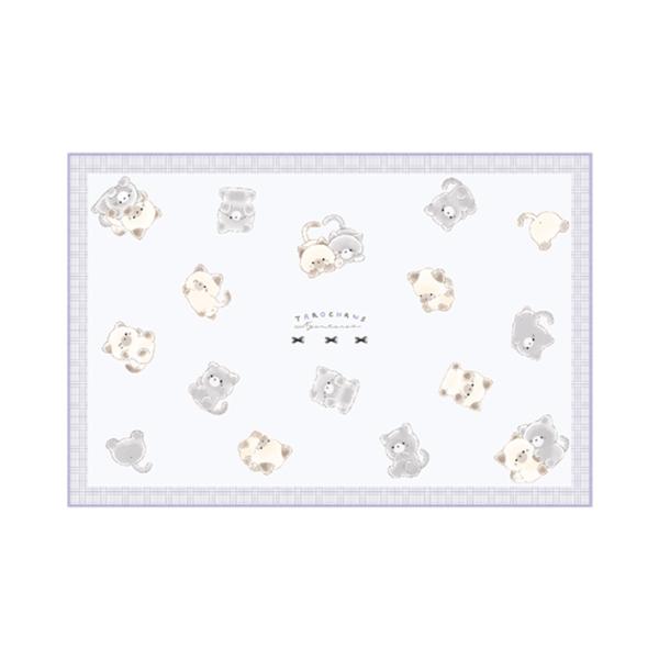 ファンシーなデザインがかわいいランチクロスが登場！お弁当を包んだり、ランチマットとして使うのにちょうどいいサイズ感♪シワになりにくく乾きやすいのでアイロンも簡単◎【仕様】本体サイズ：約W580×H390mmパッケージサイズ：約W165×H2...