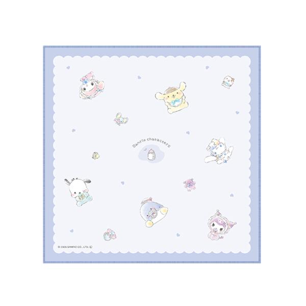 サンリオキャラクターズのランチクロスが登場！お弁当を包んだり、ランチマットとして使うのにちょうどいいサイズ感♪シワになりにくく乾きやすいのでアイロンも簡単◎【仕様】本体サイズ：約W450×H450mmパッケージサイズ：約W130×H275m...
