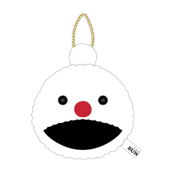 パペットスンスンのぬいぐるみミラーが登場！ふわふわのぬいぐるみの裏面には鏡付き♪お出かけ時の身だしなみチェックに便利◎ボールチェーン付きでカバンやポーチにも付けられます◎【仕様】本体サイズ：約W102×H116mm材質：本体/ポリエステル、...