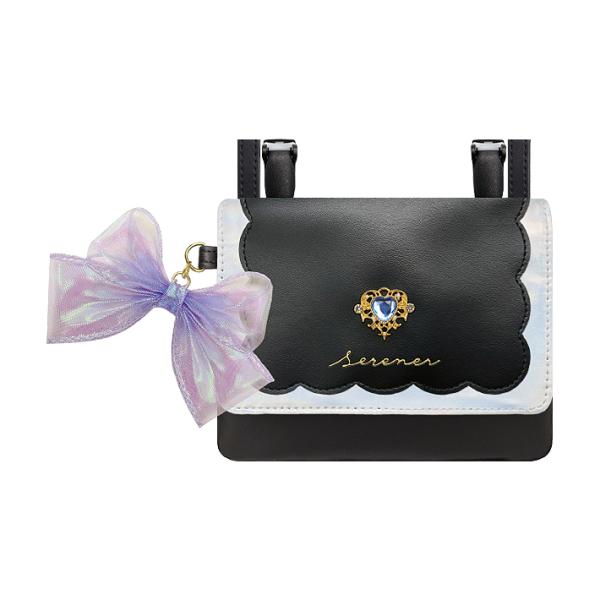 ズボンやスカートにクリップで簡単に取り付けられるポシェットポケットです。入れやすいワイドタイプでハンカチや小物が入り持ち歩きに便利♪ショルダーひも付きなのでショルダーバッグとして使っても◎【仕様】本体サイズ：約W140×H110×D15mm...