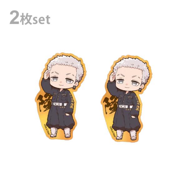 「東京リベンジャーズ」の繰り返し使えるステッカーが登場！スマホやPCに推しキャラを貼ってアピールできます◎同じ柄が2枚入ったうれしいセット！【仕様】本体サイズ：約W54×H77×D1mmパッケージサイズ：約W60×H100×D1mm材質：紙...