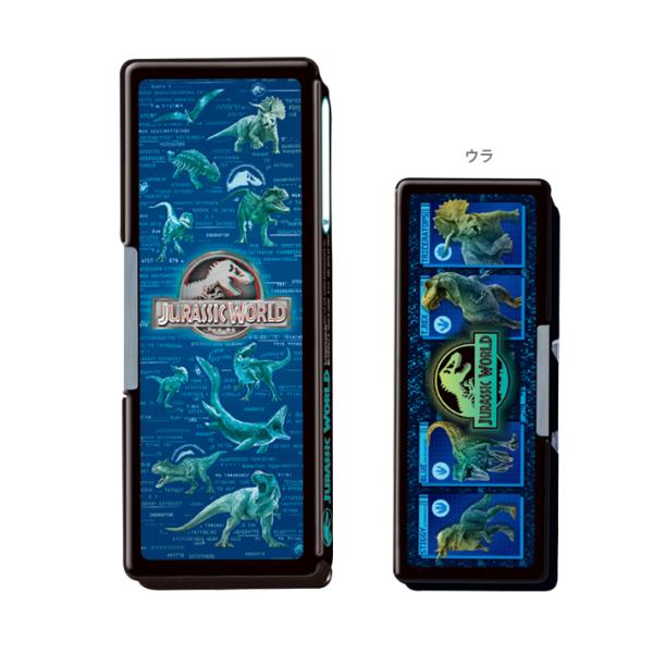 ジュラシック・ワールドの新入学にピッタリの文具が登場！かっこいいデザインで勉強もやる気が出そう♪同じデザインで統一して揃えるのもおすすめ◎キラキラのホログラム仕様の筆箱です。両面開きで使い勝手抜群♪【仕様】本体サイズ：約W95×H245×D...