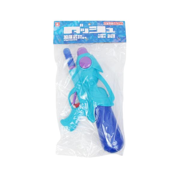夏の水遊びに欠かせない！かっこいい水鉄砲を入荷しました！加圧式のウォーターガンです。レバーを前後にスライドし、空気を圧縮してパワフルショット☆【仕様】パッケージサイズ：約W195×H360×D50mmタンク容量：約250cc平均飛距離：約4...