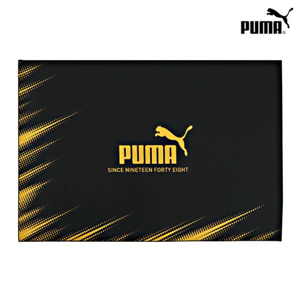 シンプルでスタイリッシュなPUMAのランチクロスです。大きめで学校の机にピッタリのサイズです◎柄はプーマのロゴデザインでかっこいい♪名前欄付きで紛失防止にも◎新入学・新学期のご準備にもおすすめです♪【仕様】本体サイズ：約W600×H400×...