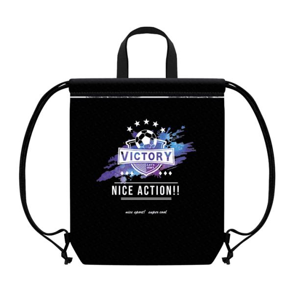 新入学・新学期ボーイズ文具コレクションが登場◎サッカーボールモチーフのおしゃれなデザイン文具です！ナップサックタイプの体操服バッグはシンプルなつくりで使いやすい！【仕様】サイズ：約W330×H400×D80mm素材：ポリエステル内側ネームタ...