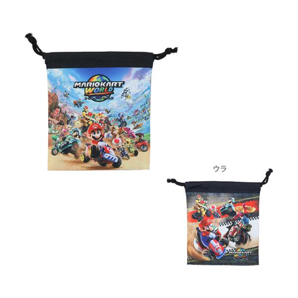 スーパーマリオのコップ袋が登場！コップを入れるのはもちろん、歯磨きセットを入れるのにもピッタリなコップ袋♪内側には便利なネームタグ付き◎【仕様】本体サイズ：約W180×H205mm材質：ポリエステルコップ袋　歯磨きセット　給食袋　小物入れ　...