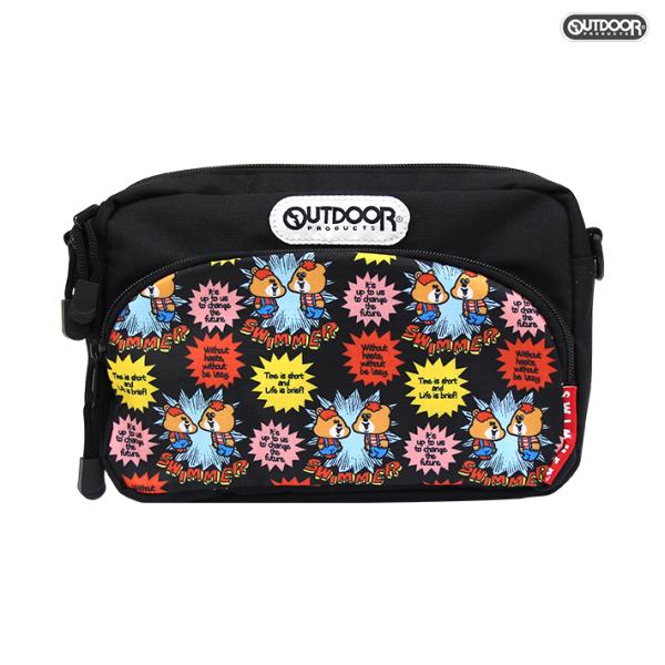 アウトドアプロダクツとSWIMMERのコラボバッグシリーズが登場！お財布や鏡などの小物もたっぷり入るショルダーバッグです◎バックポケットはマグネット式で開け閉めかんたん！【仕様】サイズ：約W240×H160×D50mm材質：ポリエステル肩掛...