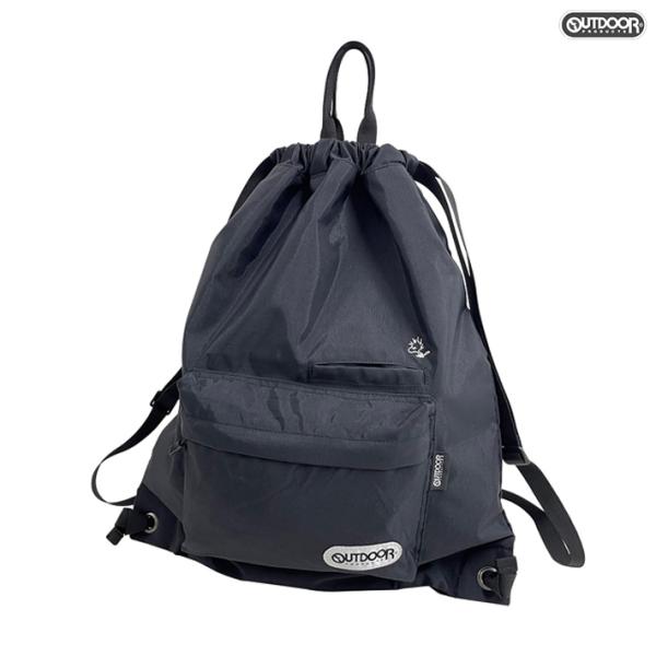 アウトドアプロダクツ×スヌーピーのコラボバッグ！シンプルな刺?柄入りで、部活バッグとしても◎手提げとして使用する際にも口がしっかりと閉まります。もちろん巾着の要領で口を絞って使用することも可能◎正面には小物が入るポケット付き◎【仕様】サイズ...