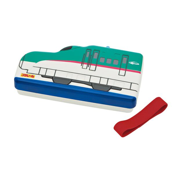 プラレールのお弁当箱が登場！こども用にぴったりサイズと形がかわいい♪中子つきで、おかずなどを分けるのに便利◎ランチベルト、名前シール付き♪フタを外して電子レンジ使用可能◎【仕様】本体サイズ：約W134×H117×D51mm容量：280ml材...