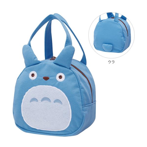 手提げタイプなのでちょっとしたお出かけにも便利！トトロをそのまま持ち運べるようなデザインがかわいい♪【仕様】サイズ：約W169×H173×D110mm(持ち手・耳は含まず)材質：(表生地・持ち手)ポリエステル・綿、(裏生地・パイピング)ポリ...