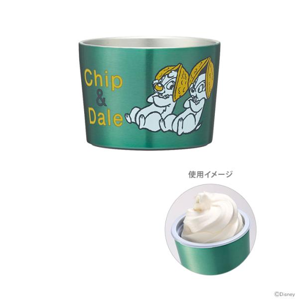 ミニカップのアイスクリームカップをそのまま入れて保冷効果で温度をキープ♪結露を防ぐ真空構造と溶けにくい保冷効果で便利◎アイスを直接入れて取り皿としても使用できます。底面は滑りにくい底板付きで安心♪【仕様】サイズ：約φ73×H53mm容量：1...