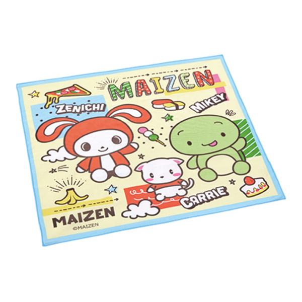 ゆったりサイズで、ランチクロスとしてお弁当の下に敷くのはもちろん、お弁当箱を包むのにも便利です。薄手で乾きやすいのも嬉しいポイントですね♪【仕様】本体サイズ：約W430×H430mm材質：綿100％日本製　BPAフリー※商品写真はサンプルの...