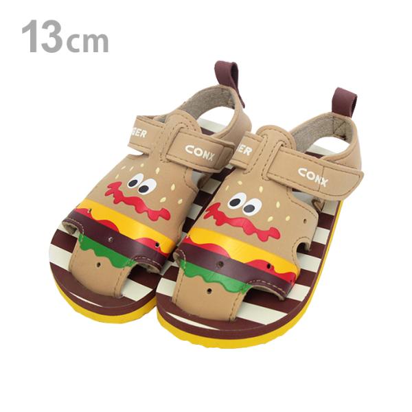 かわいいキャラクター柄入りのベビーサンダルです。留め部分が面ファスナーなので履かせやすく脱がせやすい◎普段使いや夏の熱い砂浜・プールサイドでも活躍します♪【仕様】サイズ：約13cm材質：EVA樹脂対象年齢：12〜18ヶ月※年齢は目安です。お...