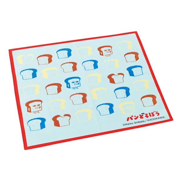 絵本作家「柴田ケイコ」の描く大人気絵本、パンどろぼうのランチクロスが登場！ゆったりサイズで、お弁当の下に敷くのはもちろん、お弁当箱を包むのにも便利です。薄手で乾きやすいのも嬉しいポイントですね♪【仕様】本体サイズ：約W430×H430mm材...
