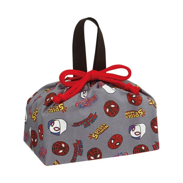 マチが広め＆ひも付きで便利なランチ巾着です♪ランチ巾着としてはもちろん、小物や小分け袋としても幅広くご使用いただけます。【仕様】本体サイズ：約W290×H165×D120mm材質：綿100％日本製ランチグッズ　女の子　男の子　おしゃれ　かわ...