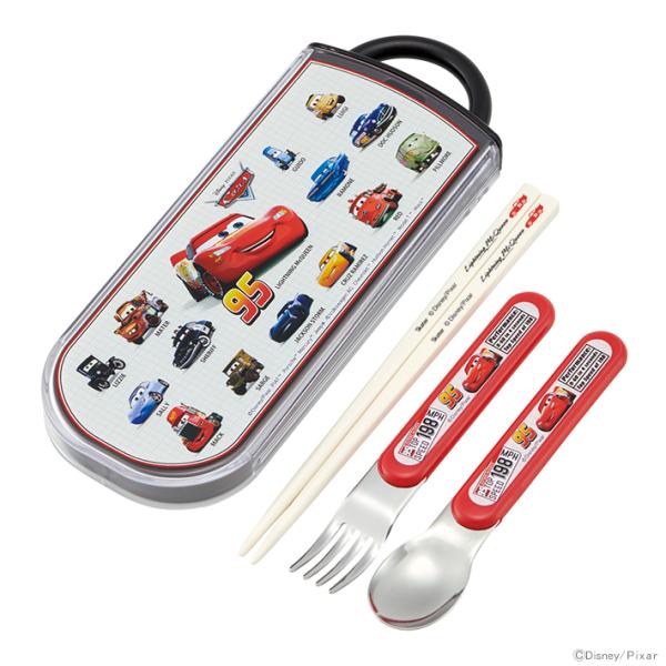 抗菌加工済みお箸・スプーン・フォークのトリオセットで安心です。小さなお子様でも使いやすい、リング状の引手付き◎お箸にも名入れスペース付きの嬉しい仕様！【仕様】ケースサイズ：約198×76×17mm箸サイズ：16.5cmスプーン、フォーク：1...