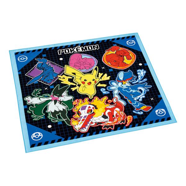 お弁当箱を包んだり、ランチョンマットにもなる便利なランチクロスです◎薄手で乾きやすいのも嬉しい！【仕様】サイズ：約W430×H430mm材質：綿100％日本製子供　こども　キッズ　かわいい　おしゃれ　ポケットモンスター※商品写真はサンプルの...