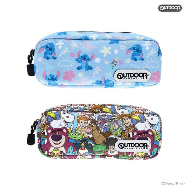 ディズニー×アウトドアプロダクツのコラボアイテムが登場！たっぷり収納できるシンプルなタイプのペンケースです。内ポケットには小物を分けて収納できます◎仕切りがないからペンやはさみなどの小物の他にもグッズや日用品を入れるのもおすすめです♪【柄】...