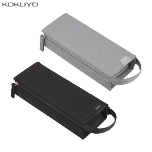 ファスナーを開くとトレーのように大きく広がるペンケースです。中身が一覧でき、欲しいものがすぐ見つかるので探す手間がなく取り出しやすい♪約25本のペンが収納できます。(※収容本数は目安です)スリムな形状なのでカバンの中でかさばりにくくなってい...