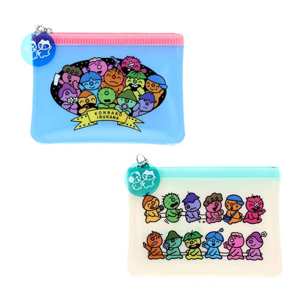 1986年から長い間、NHKで放送された人気アニメ「こんなこいるかな」からステーショナリーグッズが登場。フラットタイプで持ち運びに便利なミニポーチです。カードやちょっとした小物を入れやすいコンパクトサイズ◎クリアチャームの引き手付き！【柄】...