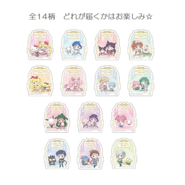 美少女戦士セーラームーンとサンリオキャラクターズがコラボしたグッズが登場◎繊細なラインとふんわりした優しい色使いで大人っぽい雰囲気が素敵♪書類を挟んだりちょっとした目印にぴったりなアクリルクリップです。【仕様】本体サイズ：約W55×H66×...