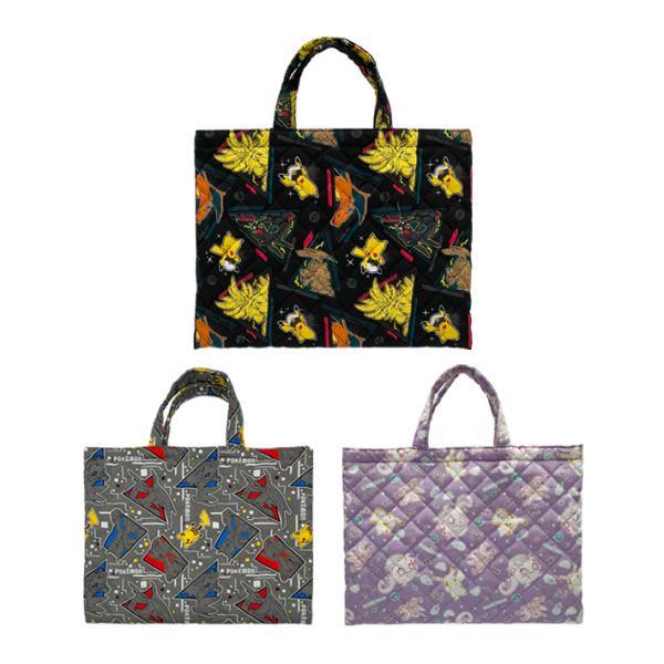 ポケットモンスターのレッスンバッグです。キルトなので軽く持ちやすい♪通園・通学や習い事にぴったり◎【カラー】・クロ（4513266267569）・グレー（4513266269495）・パープル（4513266267644）【仕様】サイズ：約...