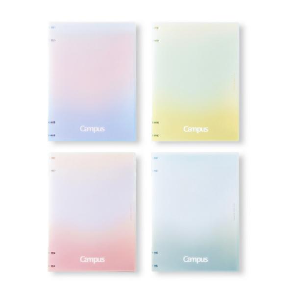 「ノートのように使える バインダー」に春色カラーが登場♪◆ルーズリーフを綴じたまま書いても綴じ具が手に当たりにくい2×2リング。◆スリムで持ち運びしやすい。◆表紙が折り返せるので省スペースで使えます。◆綴じ具が広く開いて中紙の差し替えもスム...