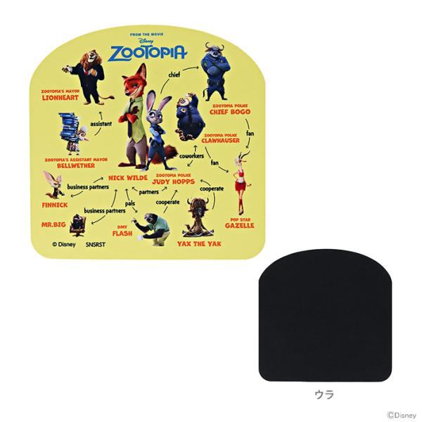 ディズニーのキャラクター達の関係性が分かる！相関図シリーズが登場♪レーザー・光学式・ボール式に対応した使い勝手の良いマウスパッドです。マウスを操作する際の摩擦でデスクに傷がつくのを防いで快適にマウスを操作できる♪【仕様】本体サイズ：約W18...