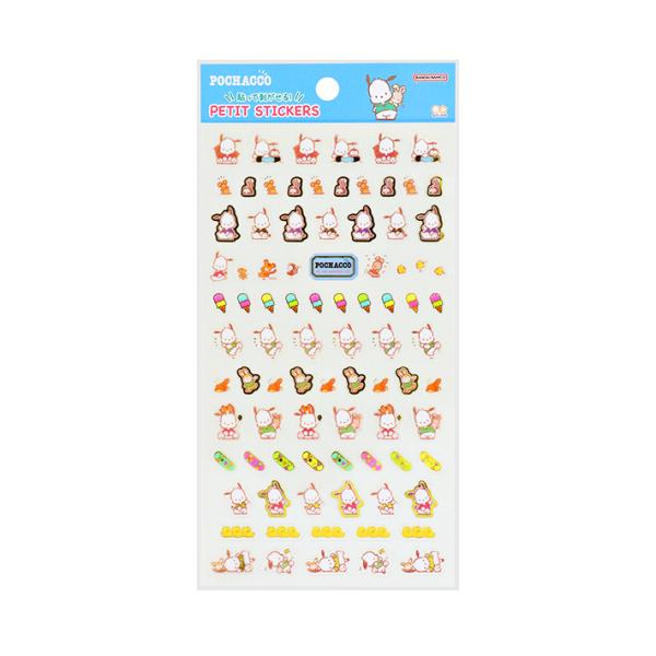 サンリオキャラクターズのレトロなシリーズ第3弾♪手帳や手紙のワンポイントにピッタリ！小さいサイズのかわいいシールです♪ゴールドの箔押し付きでおしゃれ♪ピースたっぷりで楽しく使用できます♪【仕様】本体サイズ：約W90×H165×D1mmパッケ...