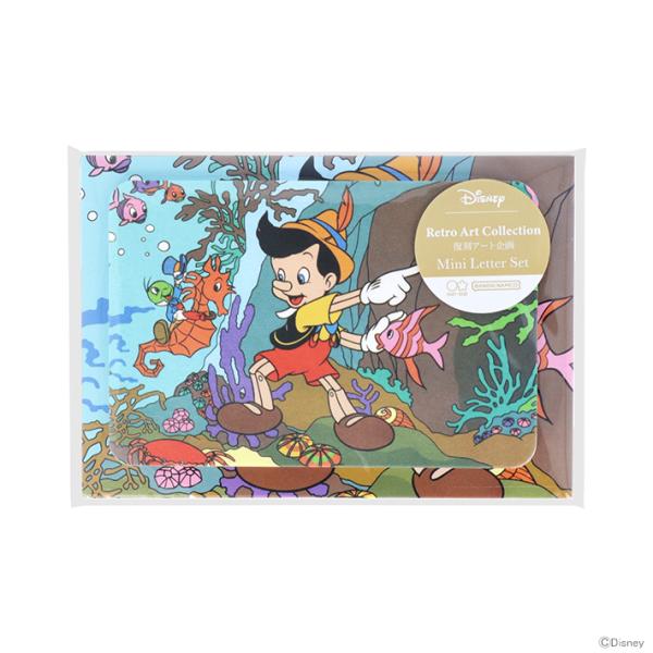 ※郵送はできません。1990年にカレンダー用として書き起こされたディズニーのイラストが、ウォルト・ディズニー社100周年を記念し商品化！ミニサイズのかわいいレターセットです。【仕様】サイズ：便箋/約Ｗ90×Ｈ60×D3mm・封筒/約Ｗ104...