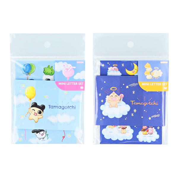 「たまごっち」のステーショナリーシリーズが登場！懐かしい色鉛筆のタッチのオリジナルデザインです♪かわいい便箋と封筒がセットになったレターセットです♪ちょっとしたメッセージやメモなどにぴったり♪※郵送はできません。【柄】・バルーン・スイーツ【...