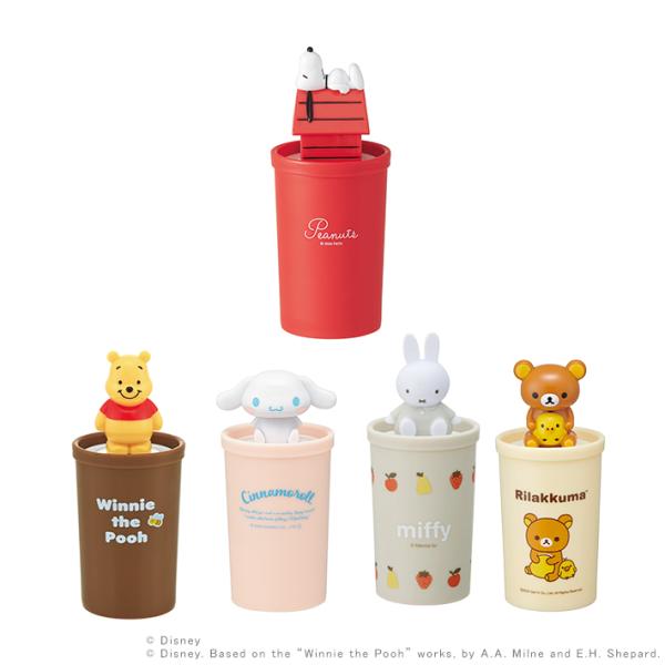 かわいいマスコットがポイントのつまようじ立て！つまようじがかわいく隠れて清潔♪棚やダイニングテーブルをかわいく演出してくれます◎※つまようじは付属しません。【キャラクター】・スヌーピー(4973307653582)・くまのプーさん(4973...