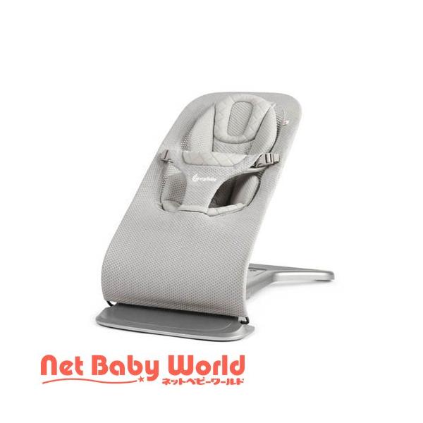 evolve バウンサー メッシュ ライトグレー/スタイ・お食事エプロン/ブランド：エルゴベビー/【発売元、製造元、輸入元又は販売元】ダッドウェイ/【evolve バウンサー メッシュ ライトグレーの商品詳細】●首すわり前のお子さまを、頭か...