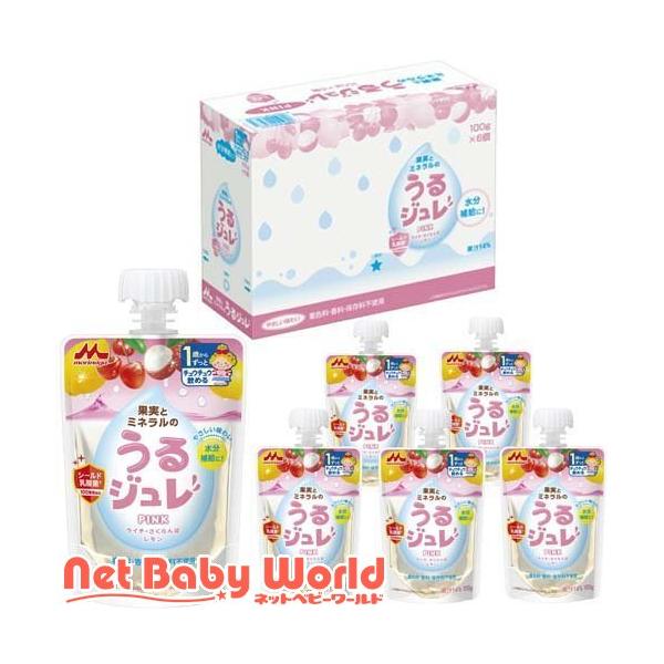果実とミネラルのうるジュレ PINK/離乳食・ベビーフード/ブランド：やさいジュレ/【発売元、製造元、輸入元又は販売元】森永乳業/【果実とミネラルのうるジュレ PINKの商品詳細】●ジュレでやさしく水分補給！●着色料・香料・保存料不使用。●...
