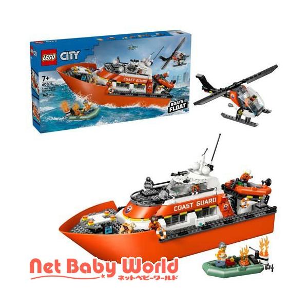 レゴ LEGO シティ 沿岸警備隊レスキュー ボート＆ヘリコプター 60504/ブロック/ブランド：レゴ(LEGO)/【発売元、製造元、輸入元又は販売元】LEGO/【レゴ LEGO シティ 沿岸警備隊レスキュー ボート＆ヘリコプター 605...