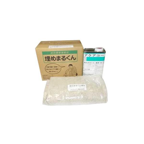 埋めまるくん　5kgセット「埋めまるくん」は床の段差や凹凸を誰でも簡単に修正できる補修材です。しかも施工後約1時間で固まるので忙しい工場や倉庫の床補修に最適です。特長速乾タイプです。（20℃で約1時間）コンクリートとの密着性が良好です。他社...