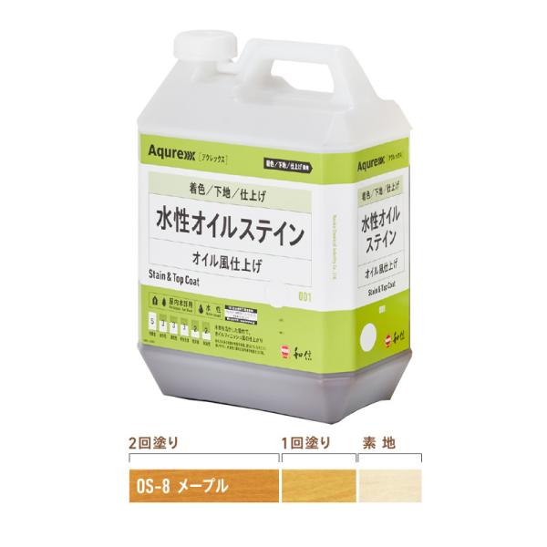木目を活かした着色で、オイルフィニッシュ風の仕上がり耐久力のある塗膜が木部を保護。塗りムラになりにくく使いやすい、作業性に優れた着色兼下地兼仕上げ剤。用途階段、手摺り、内壁、内装ドア、ドア枠、廻り縁、巾木、カウンター、収納扉などのあらゆる内...